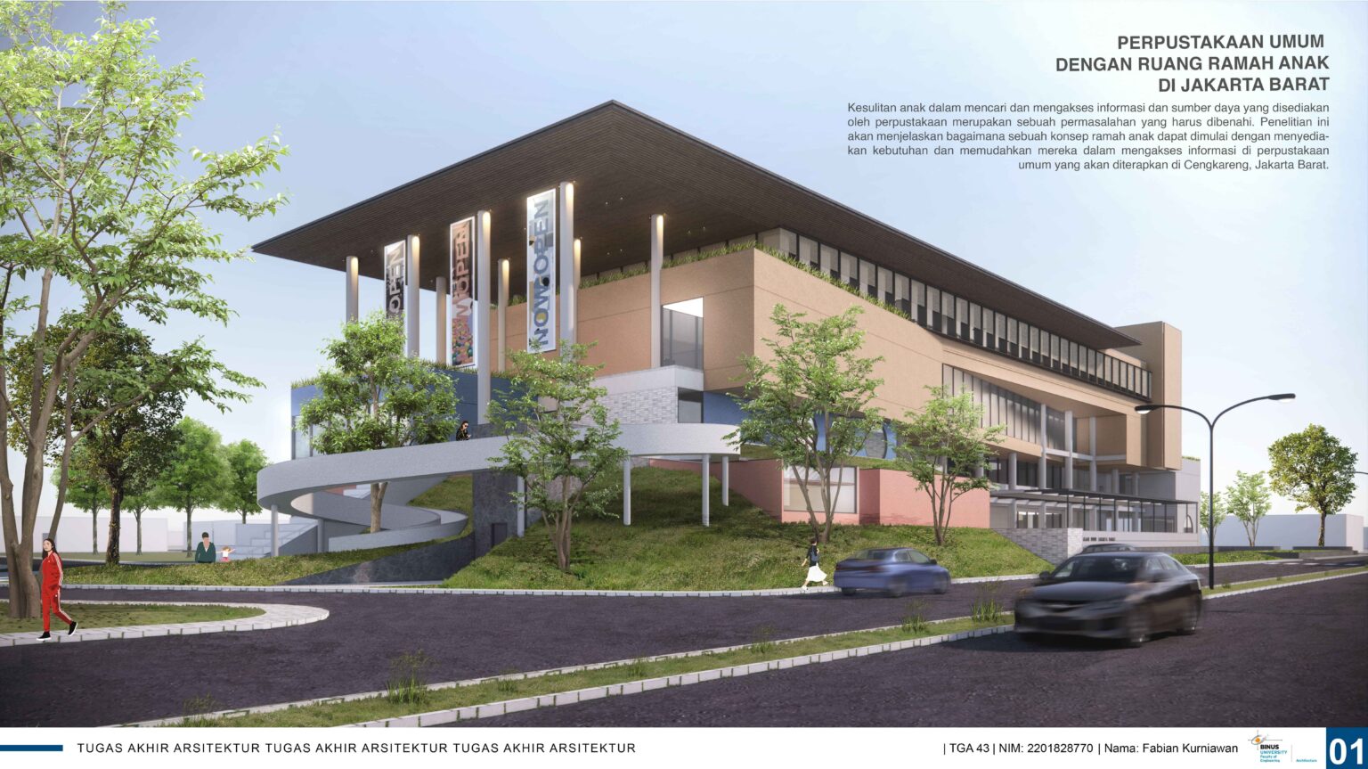 Perpustakaan Umum Jakarta Barat – Fabian Kurniawan – Architecture BINUS ...