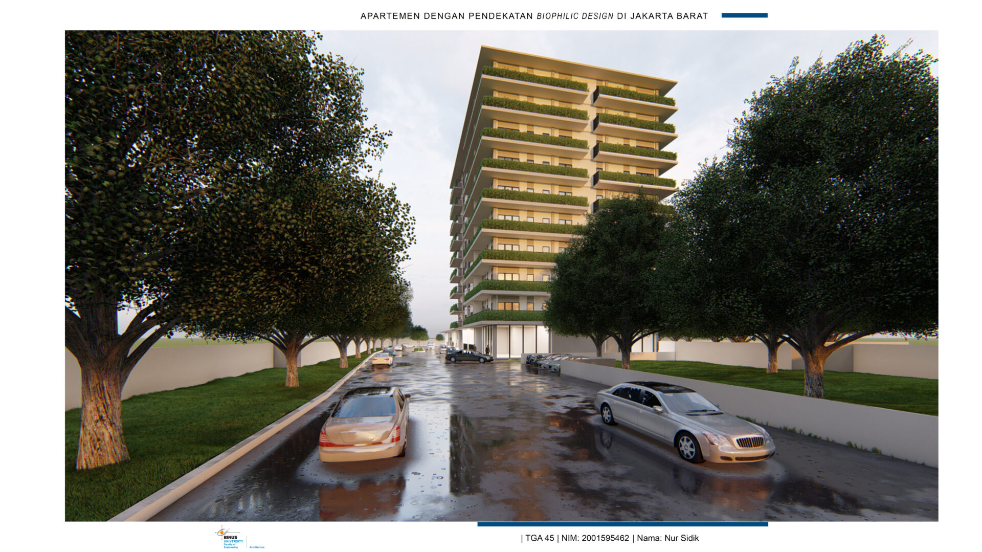 Apartemen Dengan Pendekatan Biophilic Design di Jakarta Barat | Final Projects