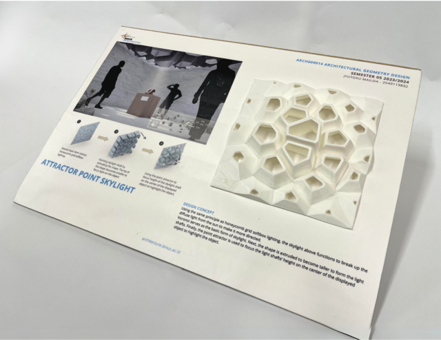 Jyutoku Mailoa – Attractor Point Skylight – Architecture BINUS University