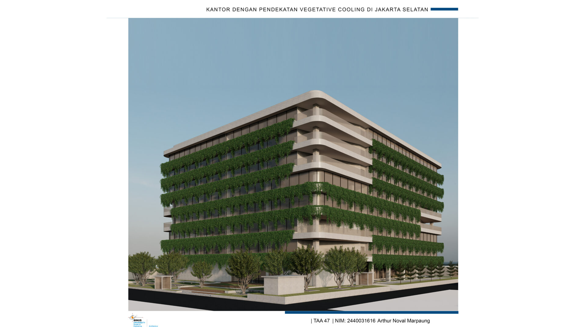 KANTOR DENGAN PENDEKATAN VEGETATIVE COOLING DI JAKARTA SELATAN | Final ...