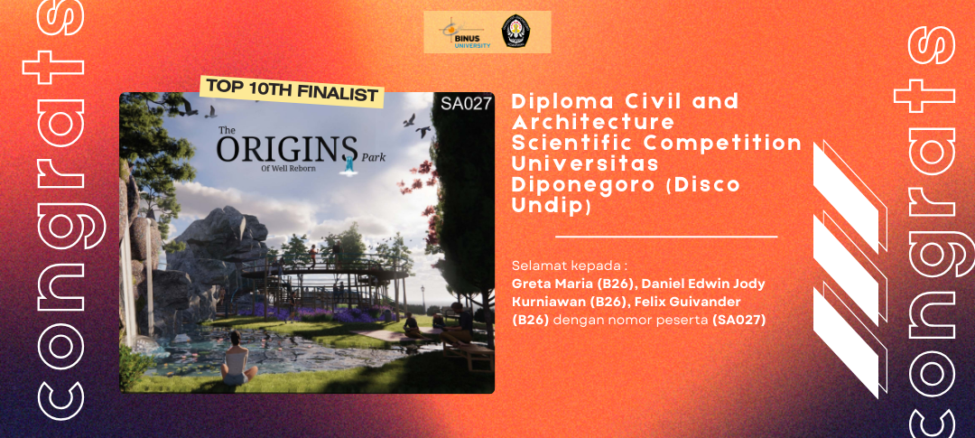 top 10th finalis kompetisi Diploma Civil and Architecture Scientific ...