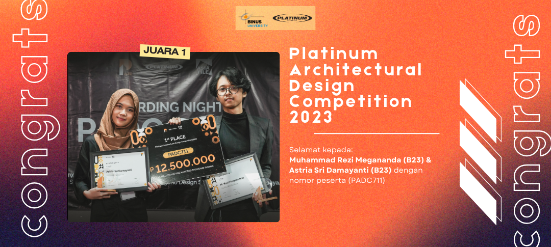 Juara 1 Platinum Architectural Design Competition 2023 – Architecture ...